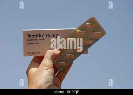 genuine Tamiflu 75mg, an anti-viral drug used in the treatment and ...