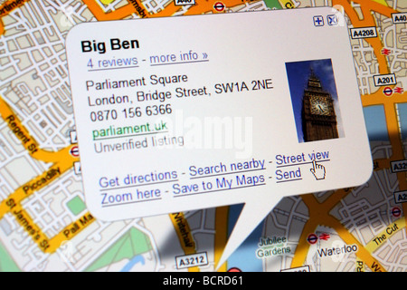 London, England, UK. Google Maps streetview car in Westminster Stock ...