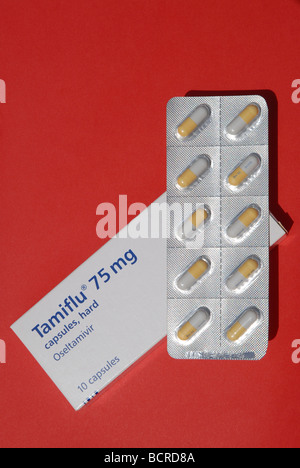 genuine Tamiflu 75mg, an anti-viral drug used in the treatment and ...
