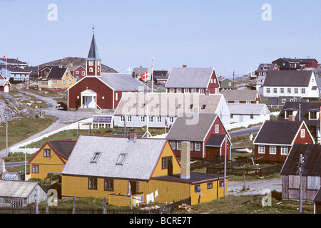 Old Town Nuuk (Godthab), Greenland Stock Photo - Alamy