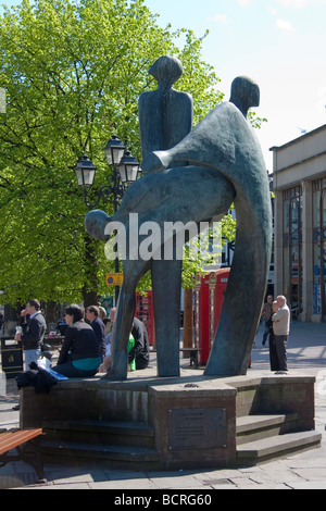 Celebration of Chester sculpture in Chester UK Stock Photo - Alamy