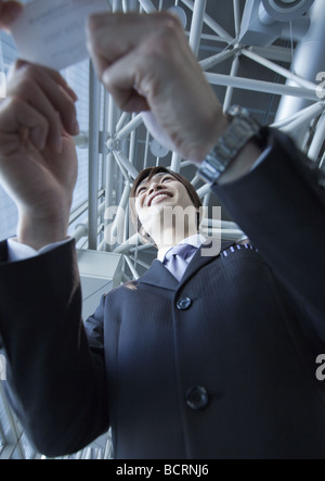 A person giving name card Stock Photo - Alamy