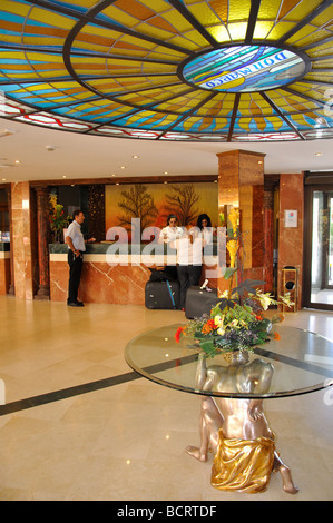 Hotel reception, Sol Don Marco Hotel,Torremolinos, Costa del Sol ...