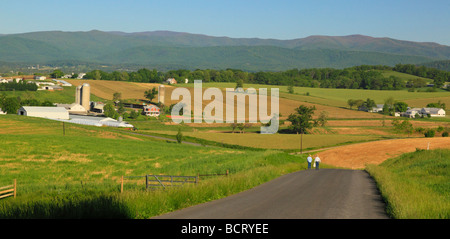 Mennonite Farm in the Shenandoah Valley of Virginia, USA Stock Photo ...