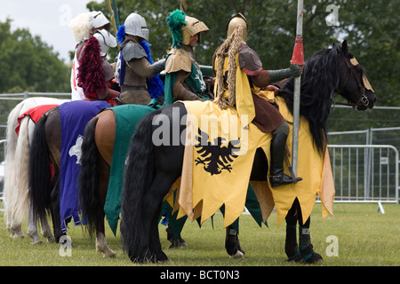 Medieval knights jousting competition Lambeth Country show Brockwell ...