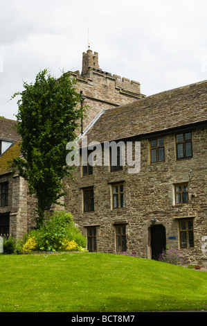 Brecon cathedral and gardens Stock Photo - Alamy