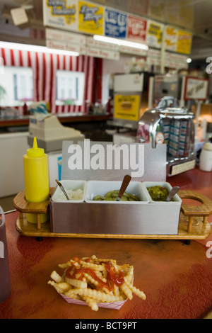 White Turkey Drive In Conneau Ohio Stock Photo - Alamy