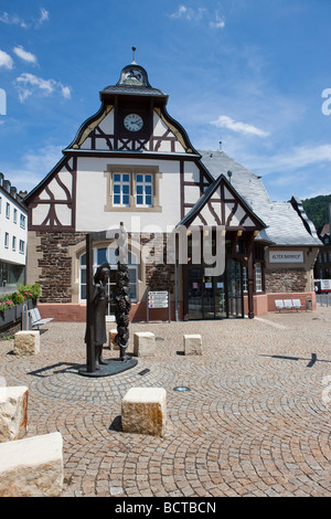 The old train station, Traben quarter, Traben-Trarbach, Mosel, district ...