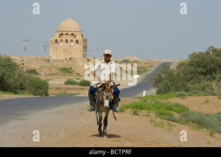Turkmen Boy at the Ruins of Merv in Turkmenistan Stock Photo - Alamy