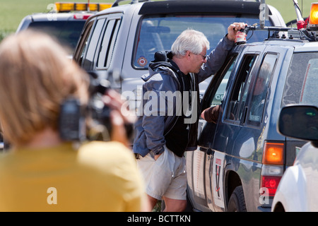 Josh Wurman of the Center for Severe Weather Research speaks to storm ...