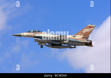 Israeli Air Force (IAF) F-16A (Netz) Fighter jet at takeoff Stock Photo ...