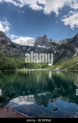 Hinterer Gosausee lake, Dachstein mountain, Dachsteingebirge mountains ...
