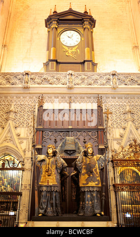 Coffin at Seville Cathedral Stock Photo - Alamy