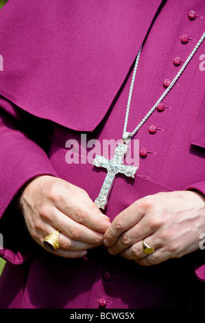 The distinctive purple robes of a Bishop's vestments. Picture by Jim ...