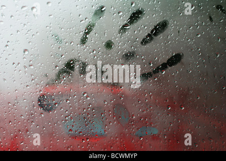 Handprint on a steamy window Stock Photo - Alamy
