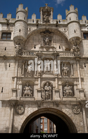 Santa Maria Arch Burgos Spain Stock Photo - Alamy
