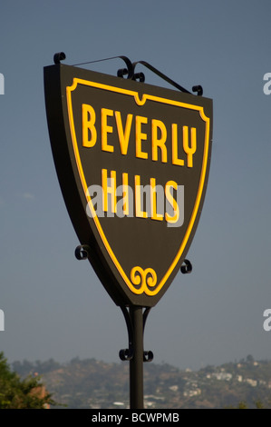 Beverly Hills entrance sign Stock Photo - Alamy