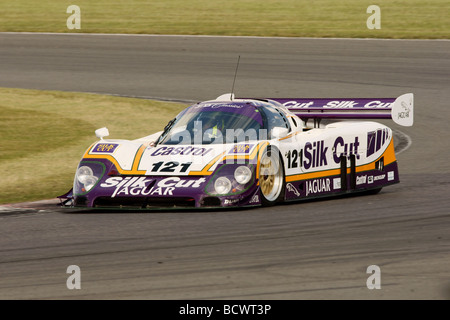 Jaguar Silk Cut race car XJR9 XJR6 Le mans car Stock Photo - Alamy