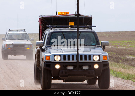 Vortex 2 probe teams deploy probes near Salina Kansas June 3 2009 ...