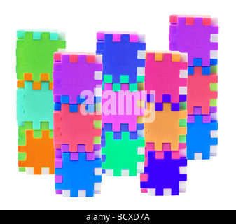 Colored Toy Cubes Stock Photo - Alamy