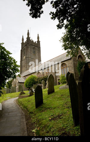 The church of St Andrew's, Stratton, Cornwall Stock Photo - Alamy