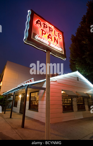 The Apple Pan restaurant. Pico Boulevard, West Los Angeles, California ...