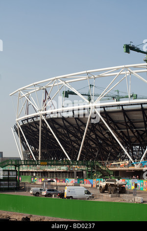 London Olympic 2012 Stadium under construction May 2009 Stock Photo - Alamy