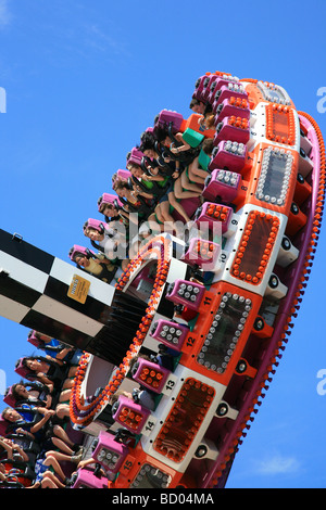 Gravity ride at a carnival Stock Photo - Alamy