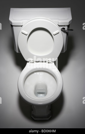 Overhead View Of Toilet Stock Photo - Alamy