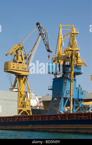 crane, cranes against blue clear sky Stock Photo - Alamy
