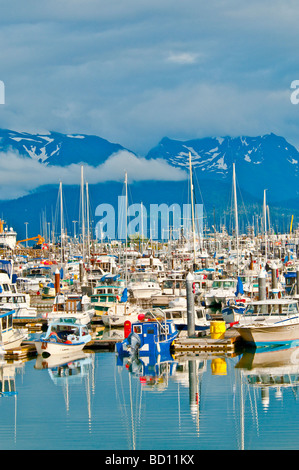 Homer alaska boat harbour Stock Photo - Alamy