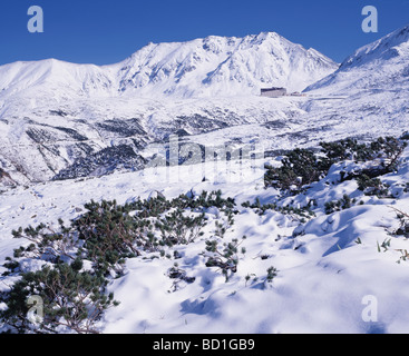 Mountains in snow Tateyama town Toyama prefecture Japan Stock Photo - Alamy