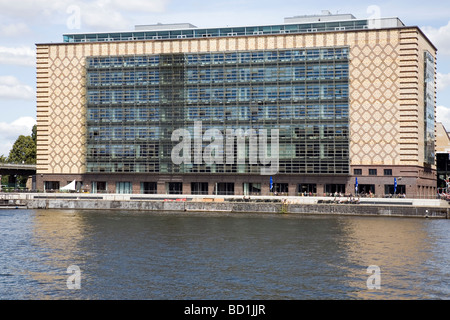 Berlin, Germany, headquarters of Universal Music GmbH on the River ...