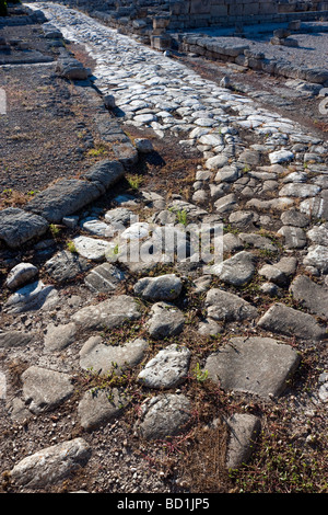 A section of the via Traiana Roman road at Egnazia, Apulia (Puglia ...