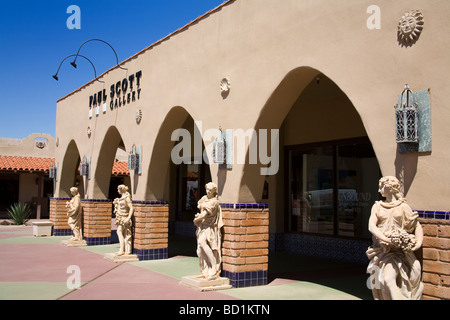 Paul Scott Gallery on Main Street, Scottsdale, Phoenix, Arizona, USA ...