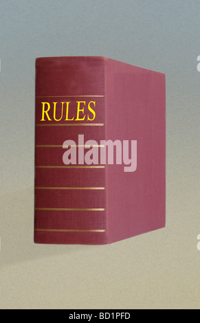 Book of rules Stock Photo - Alamy