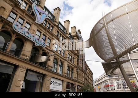 triangle Manchester City centre UK Europe Stock Photo - Alamy