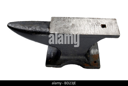 Black steel Anvil elevated view Stock Photo - Alamy