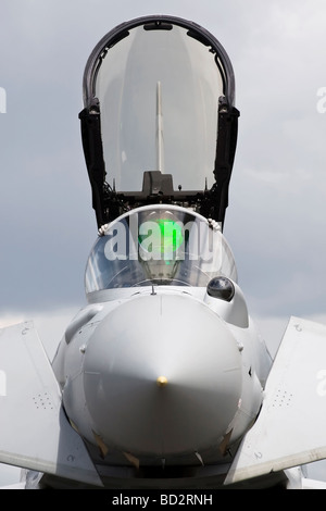 Eurofighter Typhoon fighter engine view Stock Photo - Alamy
