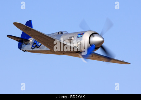 Yak-11 air racer Czech Mate taxis on the ramp at the 2013 Reno National ...