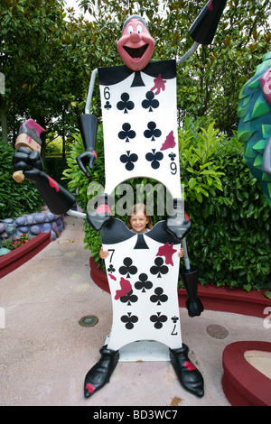 Alice's Curious Labyrinth at Disneyland Paris park. Walt Disney ...