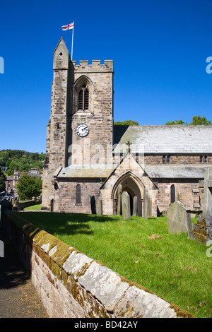 All Saints church, Rothbury, Northumberland, England, UK Stock Photo ...