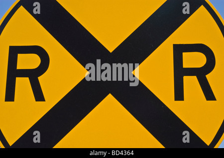 RR, RXR railroad sign, USA, United States Stock Photo - Alamy