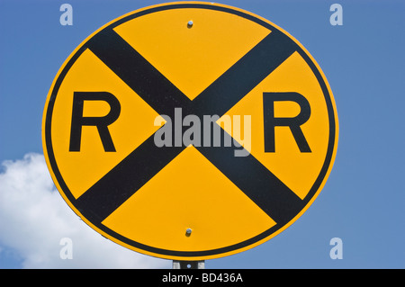 RR, RXR railroad sign, USA, United States Stock Photo: 25291228 - Alamy
