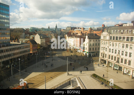 Angel Row Nottingham City Centre, Nottinghamshire England UK Stock ...