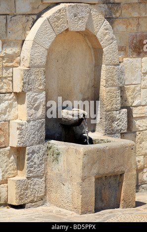The village spring in Prines Rethymnon Praefecture Crete Greece which ...
