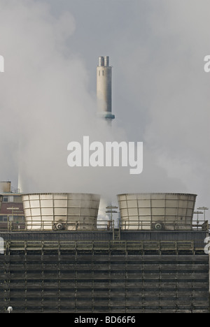 Lyondell-Basell plastics factory, Wesseling, Cologne, North Rhine ...