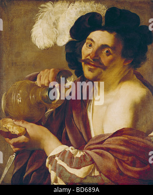 fine arts, Terbrugghen, Hendrick, (1588 - 1629), painting, "The Duet ...