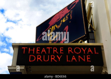 City of Westminster Drury Lane WC2 and theatreland street sign in West ...