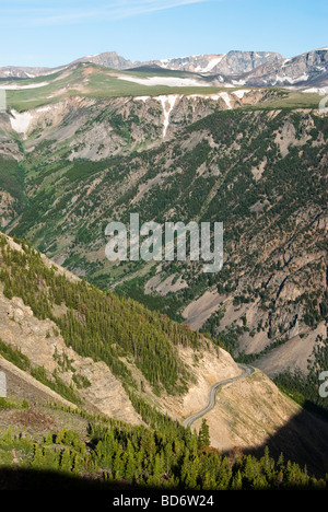 Beartooth Highway - Rock Creek Canyon Stock Photo - Alamy